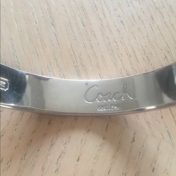 Coach | Jewelry | Authentic Coach Bangle Silvercoral | Poshmark